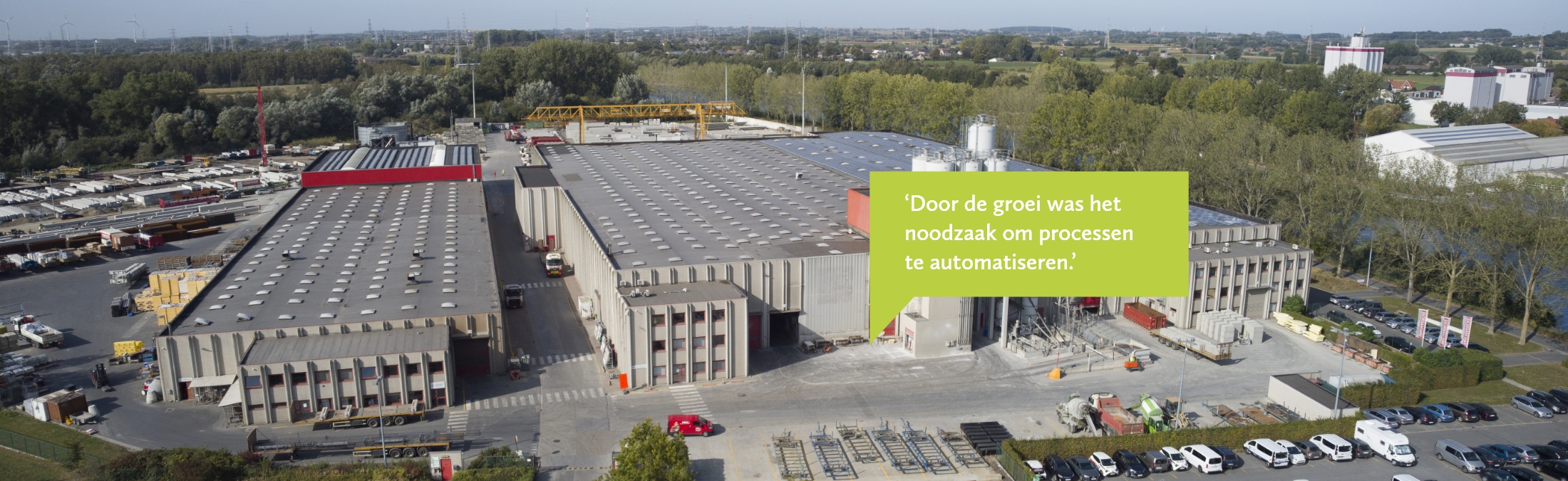 Van Maercke, een fabriek volledig aangestuurd vanuit één digitaal systeem - KomexoBeton